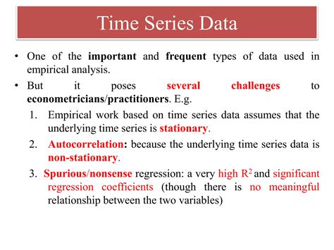 Introduction To Time Series Pptx