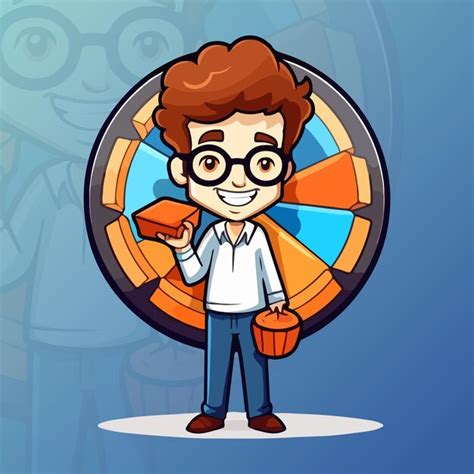 Bi Analyst Mascot Logo Premium Ai Generated Vector