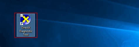 Create Shortcut For Directx Diagnostic Tool On Desktop