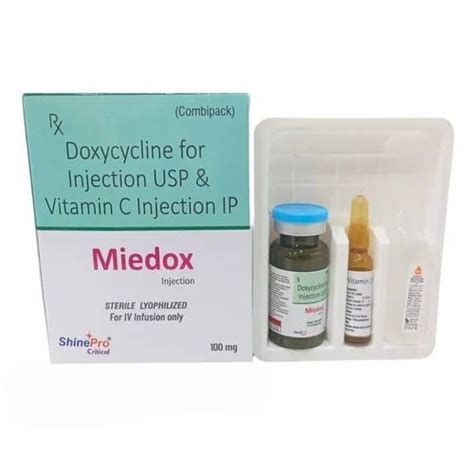 Doxyguard Doxycycline For Injection Usp And Vitamin C Injection Ip 100mg At ₹ 299 Vial In Nagpur