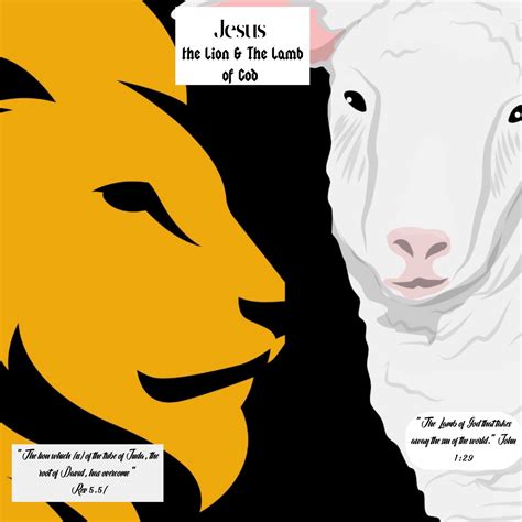 The Lion And Lamb Art Easter Wall Art Bible Verse Art Jesus Art