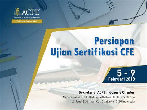 Sertifikasi Cfe Cfe Exam Preparation Course And Cfe Exam 2018 Acfe