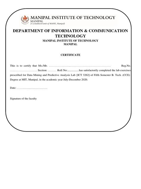 Dwdm Lab Manual Pdf Principal Component Analysis Information