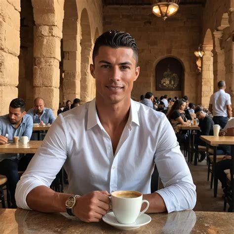 صورة كرستيانو في مقهى تحت بيكاسو الخليج Gulf Picasso