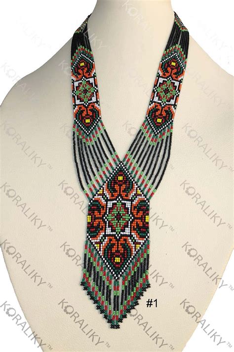 Koraliky Weaving Traditional Ukrainian Folk Handmade Seed Etsy