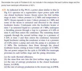 solved reconsider the cycle of problem 8 52 but include in