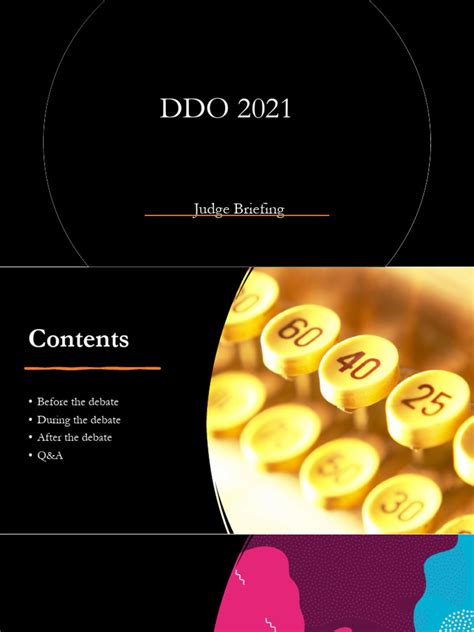 Ddo Judge Briefing Pdf Argument