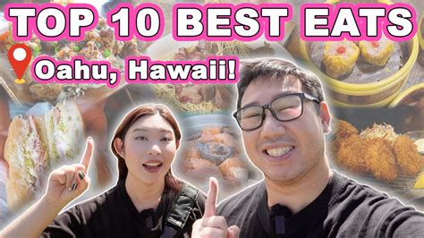 TOP 10 BEST EATS on Oahu! || [Hawaii] *Our Top Picks for 2022!* - YouTube