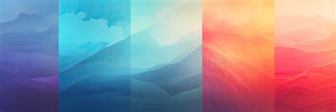 Color Transition And Gradient On Abstract Background Stock Illustration