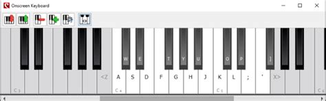 Tools MIDI Input Onscreen Keyboard