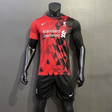 ชุดฟุตบอล ชุดกีฬา ชุดออกกำลังกายผู้ใหญ่ ทีมliverpool เสื้อกางเกง เกรด A 1s 53 Set20 Thaipick