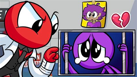 Purples Sad Origin Story Rainbow Friends Animation Youtube