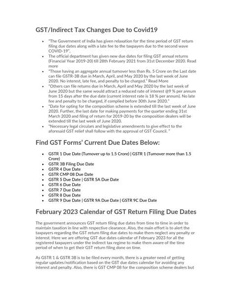 SOLUTION Gst Return Due Date Gstr1 3b Studypool