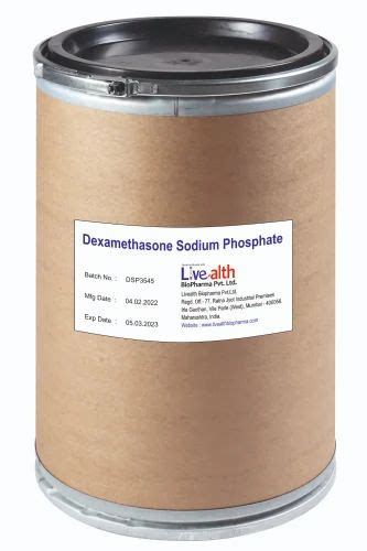 Dexamethasone Sodium Phosphate Api 25kg Drum At ₹ 100 Kg In Navi Mumbai Id 27025436088