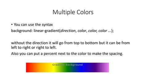 Css Gradients Ppt