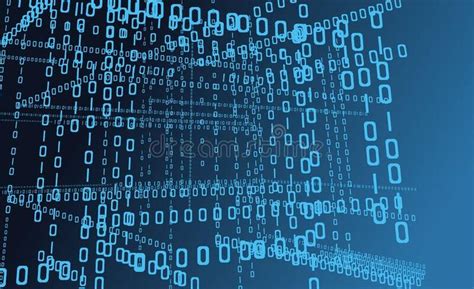 Abstract Technology Binary Code