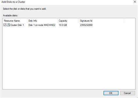 Add The Quorum Disk In The Failover Cluster Manager In Windows Platform