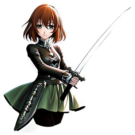 Download Anime Girl With Dagger Png 82