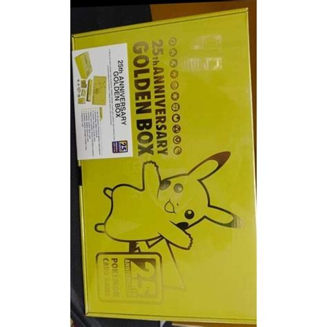 Pokemon Ptcg 25th Anniversary Golden Box Shopee Malaysia