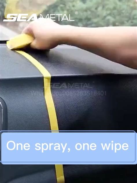 Seametal 120ml Car Plastic Restorer Liquid Nano Wax Plastic Renew Rubber Restore Solution Renew