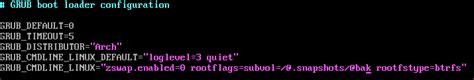 Arch Linux 使用 Btrfs 文件系统实现分区快照 Konoka