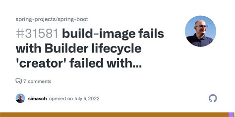Build Image Fails With Builder Lifecycle Creator Failed With Status