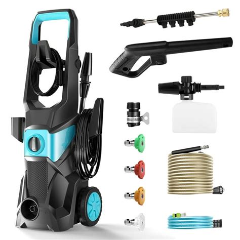 Electric Pressure Washer 4000psi Max 24 Gpm Power Washer With 32 Ft