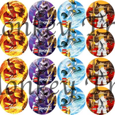Lego Ninjago A Edible Cake Image Topper Can Be Personalised The Monkey Tree