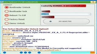 Vivo Fastboot To Edl Fastboot Factory Reset Fastbot Frp Fastboot Demo
