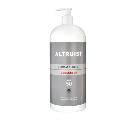 Altruist Sunscreen Spf50 1l 33 8floz