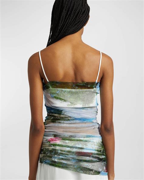 Christopher Esber Lucid Sheer Panel Sleeveless Maxi Dress Neiman Marcus
