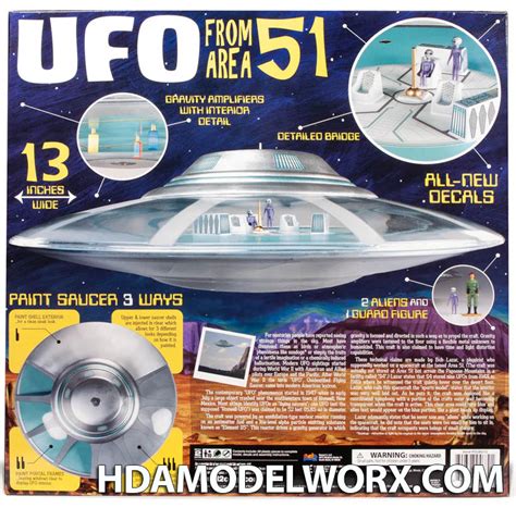 Area 51 Ufo 1 48 Scale Plastic Model Kit By Polar Lights