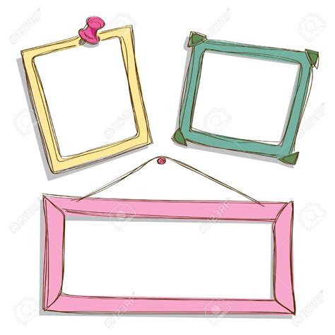 Cute Photo Frame Cartoon At Jorge Damon Blog