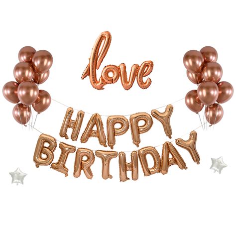 铝膜气球 HAPPY BIRTHDAY英文字母生日快乐铝箔汽球派对祝寿布置 虎窝淘