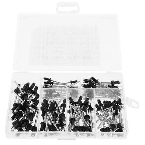 Cylindsome 120pcs Pop Rivets Assortment Kit Aluminum Rivets Assorted Rivets For Diy Projects