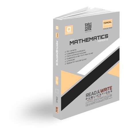 Aticle No 262 O Level Mathematics Paper 2 Topical Workbook Read And Write Kitabmehal