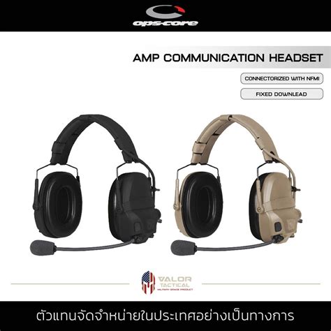 Ops Core Amp Communication Headset With Nfmi Enabled หูฟัง ชุดหูฟัง