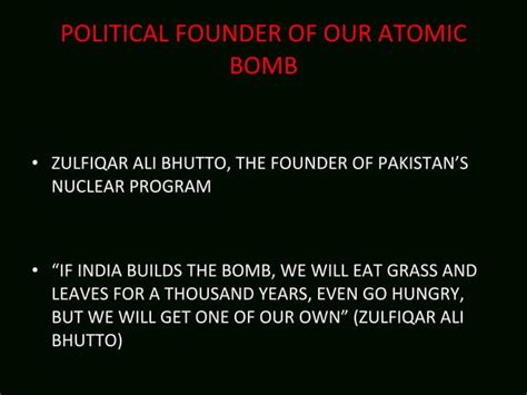 Pakistan Atomic Program Ppt
