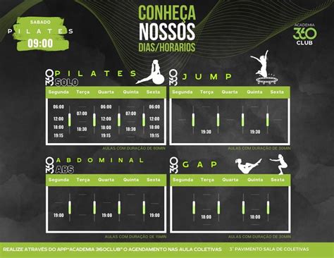 Grade De Horários Da Academia Academia 360club Maringá Musculação