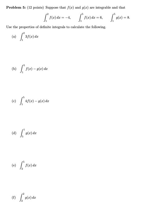 Solved Problem Points Suppose That F X And G X Are Chegg