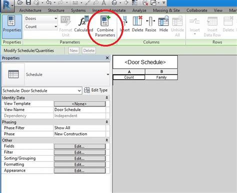 How To Mergeconcatenate Fieldscolumns In A Schedule Autodesk