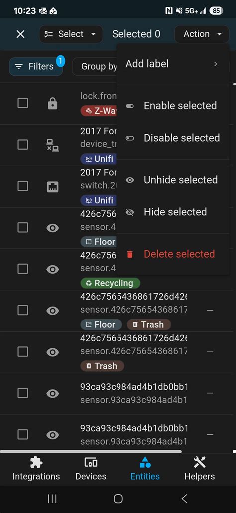 Newly Added Device Lots Of Entities Disabled By Default Configuration Home Assistant Community