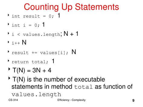 Ppt Topic Number 2 Efficiency Complexity Algorithm Analysis