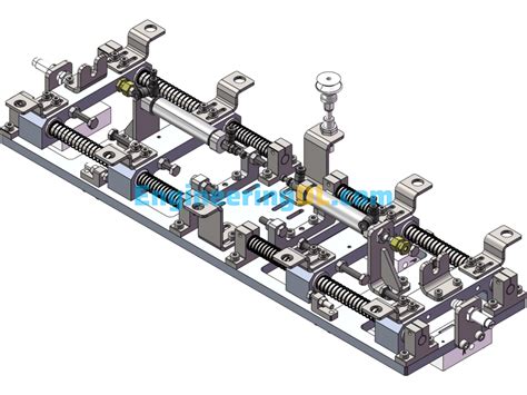 Separate Spacing Mechanism SolidWorks AutoCAD Mechanical Engineering Design Library