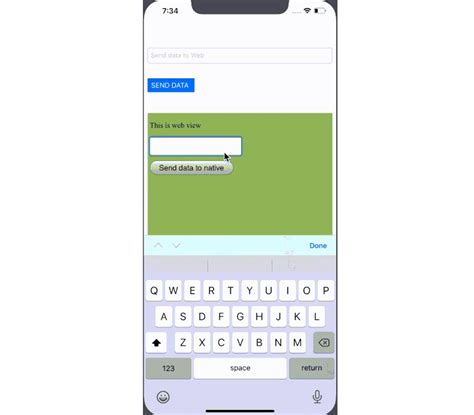 Web View And Native Layer Communication In Ios Swift