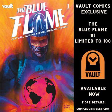 Vault Comics Exclusive The Blue Flame 1 Limited To 100 Copies Cbsi