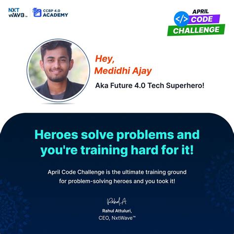 Ajay Medidhi On Linkedin Ccbp Softwareengineer Coding Nxtwave