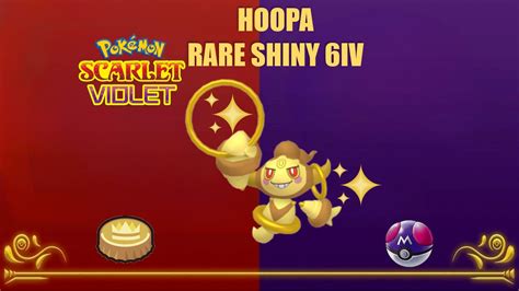 Pokémon Scarlet And Violet Rare Shiny Hoopa 6iv Level 100