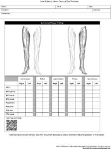 Lower Extremity Venous Duplex Worksheet 1 ULTRASOUND TRAINING