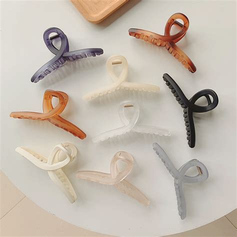 Jual 13CM JEPIT SHARK MATTE DOFF HITAM POLOS JEPITAN JEDAI KLIP RAMBUT